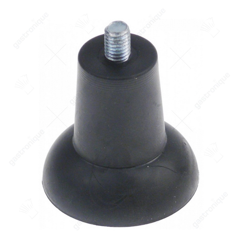 apparaatvoet draad M8 draad L 10mm ø 48mm H 47mm rubber - LF5115740 ...